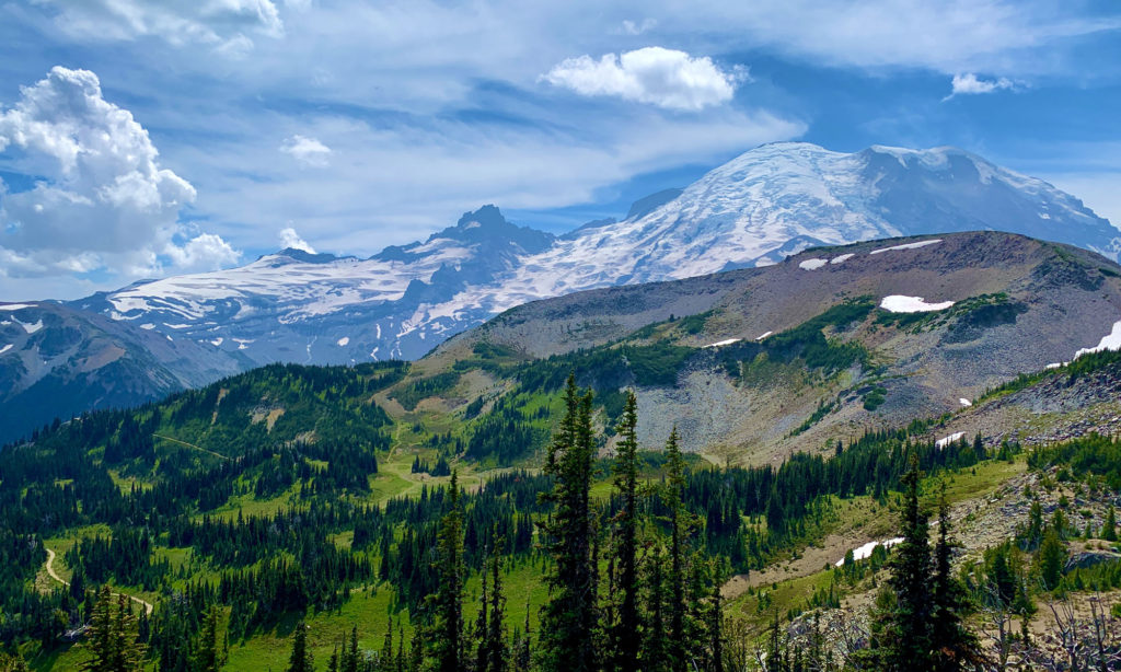 Hike to First Burroughs Mountain at Mount Rainier National Park ...